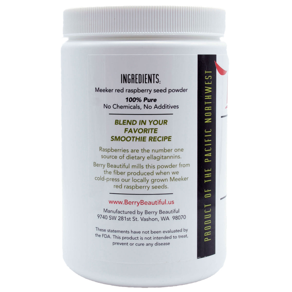 Meeker Red Raspberry Seed Powder | Natural Source of Ellagic Acid