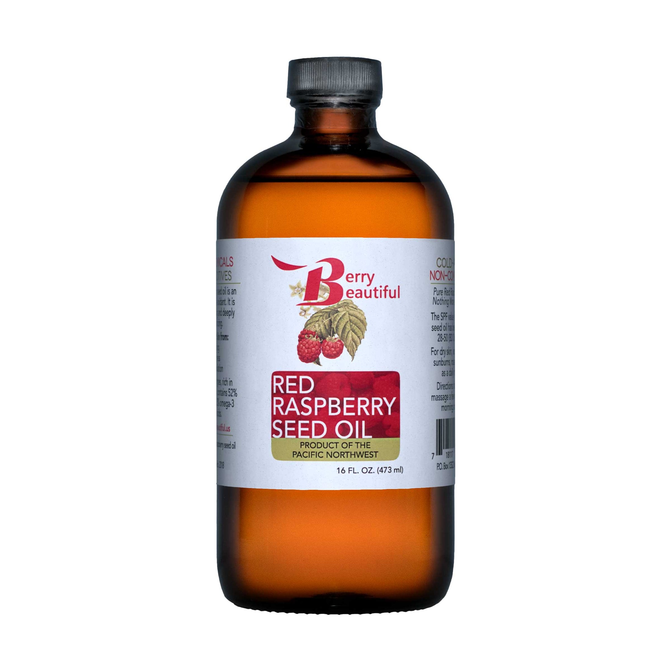 Red Raspberry Seed Oil | Cold-Pressed & Pure