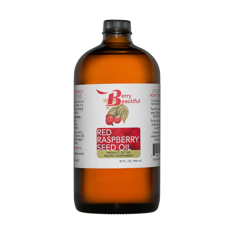 Red Raspberry Seed Oil | Cold-Pressed & Pure